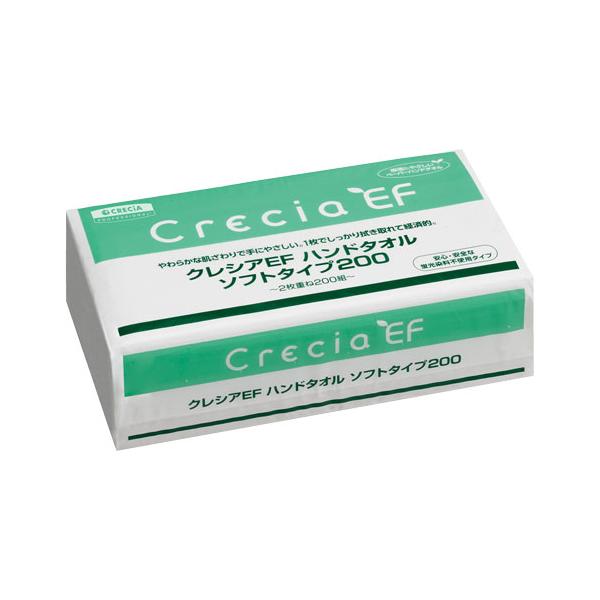 しっかりふきとって、やわらかな2枚重ねタイプ。●メーカー名／クレシア●サイズ／シート：218×230mm