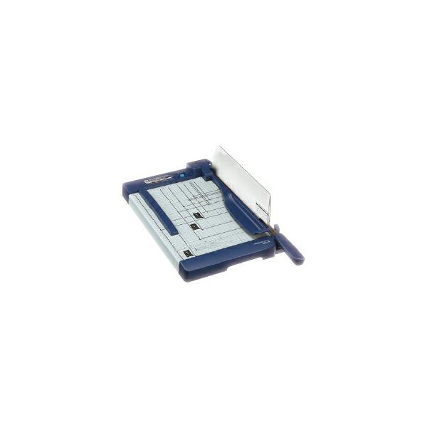 「安心ロック」「上刃ロック」「サポート板」の付いた押し切り式ペーパーカッター。●メーカー名／コクヨ●サイズ／（1）W378×D666×H185mm、（2）W338×D588×H185mm、（3）W281×D528×H185mm（サポート板取...