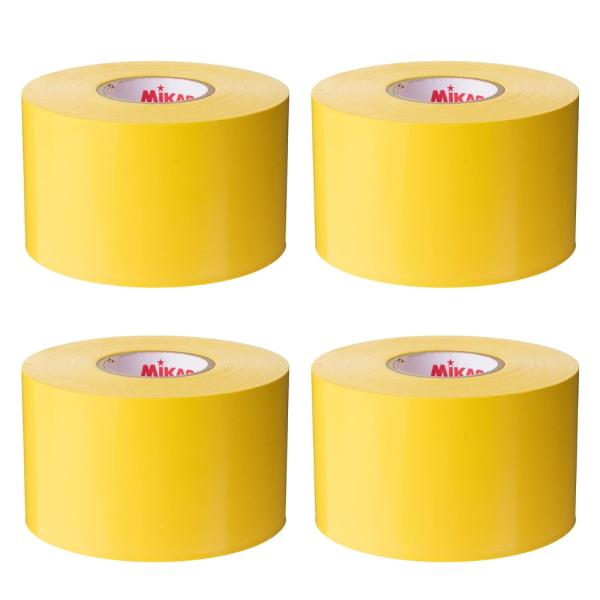 曲線にも使えるビニール製●メーカー名／ミカサ●内容／4巻入●50mm×25m巻●材質／ビニール