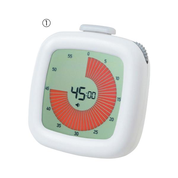 「3・2・1」カウント＆時間の視覚化でやる気・集中力UP！●サイズ／W94×D50×H98mm●電源／単4電池2本（別売）