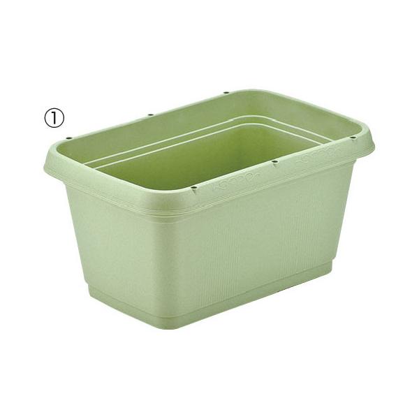 野菜作りに適した深さと幅のプランター。●サイズ／（1）W52×D34.5×H26cm（2）W72×D40×H26cm●材質／ポリプロピレン●容量／（1）約27L（2）約48L