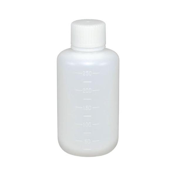 液体試薬用。ふたとパッキンは一体型。●サイズ／胴径×高さ：（1）38×74mm（2）50×94mm（3）63×132mm（4）80×155mm●1目盛／（1）5ml（2）10ml（3）25ml（4）50ml●材質／本体：高密度ポリエチレン、...