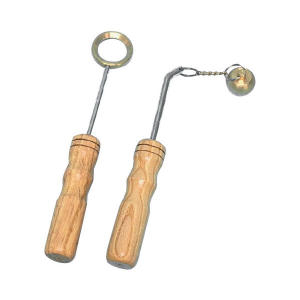 温度による金属の体積変化を確認できる1環式の実験器です。●サイズ／金属環：内径φ24mmより大、金属球：φ24mm