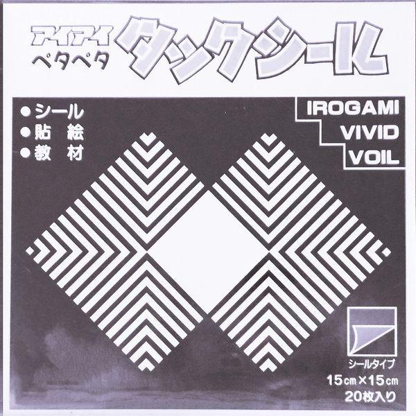 造形あそびや装飾に適したシールいろがみです。切り文字づくりにも適しています。●サイズ／15cm角●坪量／172g/平方m●紙厚／約0.18mm
