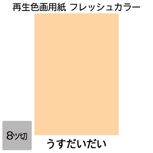 再生紙でありながら鮮やかな色彩を実現。コシもあり図画工作に適しています。●メーカー名／大王製紙●サイズ／8ツ切判：271×392mm●坪量／ 122.1g/平方m●四六判換算／ 105kg ●紙厚／約0.185mm●参考梱入数：8ツ切判10...