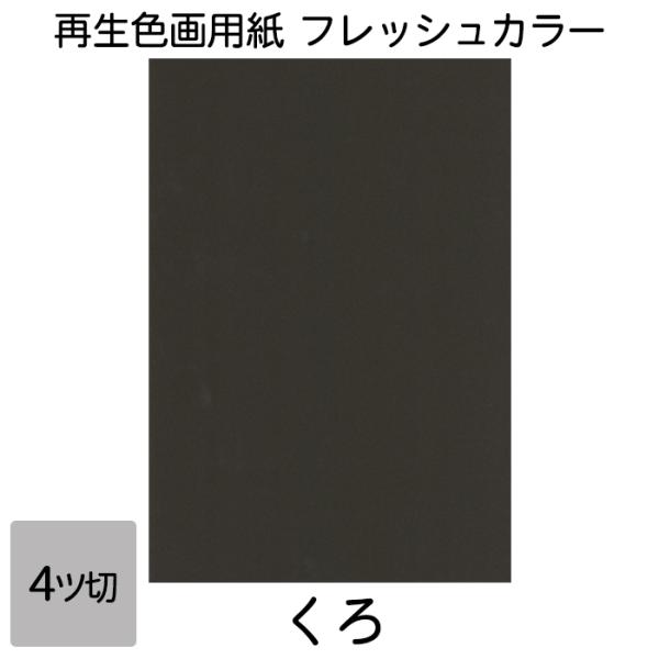 再生紙でありながら鮮やかな色彩を実現。コシもあり図画工作に適しています。●サイズ／4ツ切判：392×543mm●坪量／ 122.1g/平方メートル●四六判換算／ 105kg ●紙厚／約0.185mm