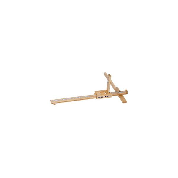 体力評価テストの必須アイテム。●メーカー名／トーエイライト●サイズ／T型カーソル：幅40×長さ105×全高33cm●T型カーソル高さ2段階調節式（27.5・32.5cm）●重量／2.5kg●木製抗菌仕上●やさしい白木の感触●置くだけで簡単測定