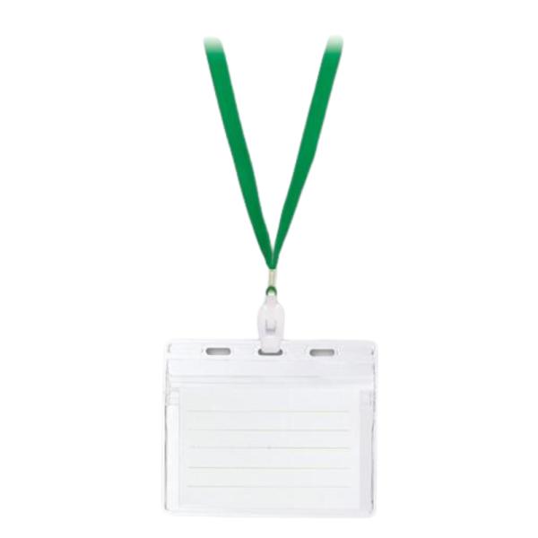 首にかけたままひもの長さが調節できる！●メーカー名／ソニック●サイズ／内寸：75×108mm、中紙：64×96mm、ひも：約90cm●材質／表示面：再生ポリオレフィン系樹脂