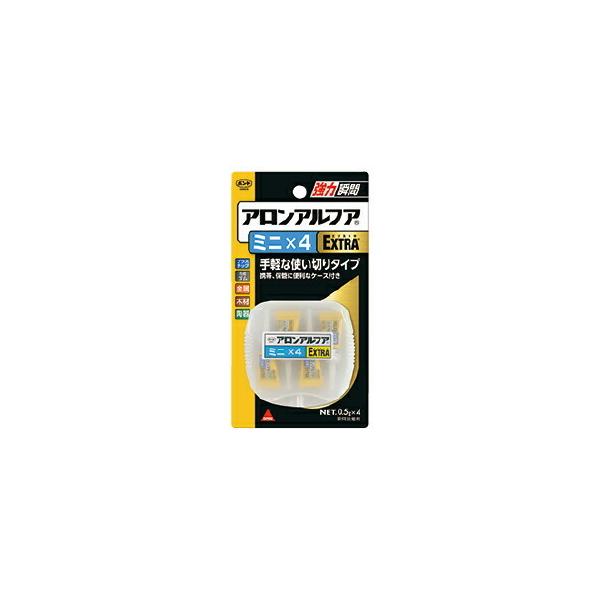 手軽な使い切りタイプ。●メーカー名／コニシ●内容量／0.5g×4本