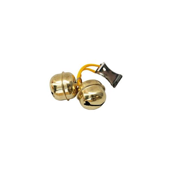 2個の大きな鈴がクマとの遭遇を防ぎます。●サイズ／鈴1個：45×45×H40mm●重量／90g