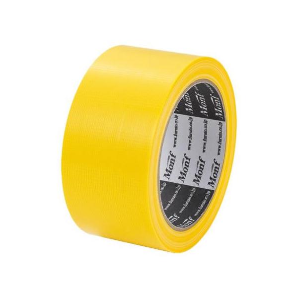 らくらく切れて、作業もはかどります。手切れのよい養生テープ。●メーカー名／Monf●サイズ／50mm幅×25m巻●厚さ／約0.13mm●基材／ポリエチレンクロス