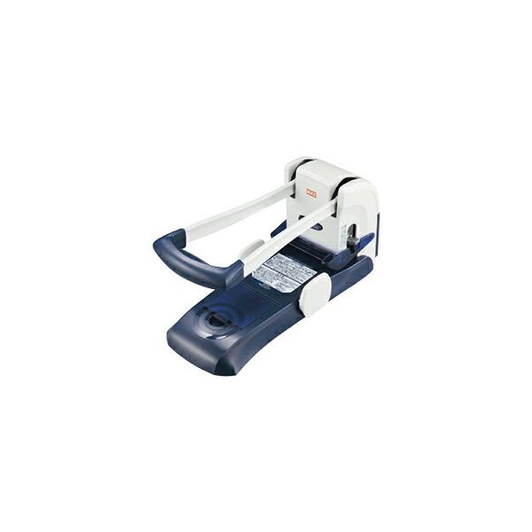 厚い書類も軽い力でイッキに穴あけ！●メーカー名／マックス●サイズ／W180×D363×H142mm●付属品／替刃4本、刃受け6枚