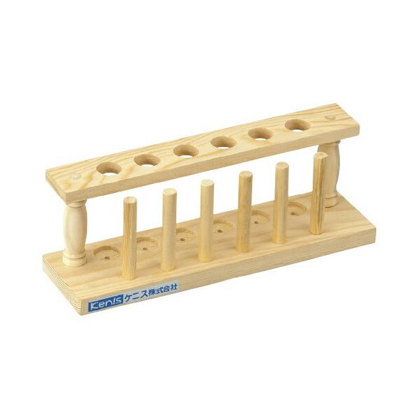 試験管を逆さに立てておける乾燥棒付です。●サイズ／235×65×80mm●重量／126g