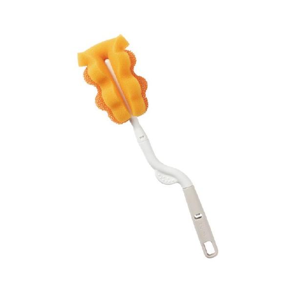 プラスチック製の哺乳びんに。●メーカー名／ピジョン●サイズ／ W58×D58×H325mm●材質／スポンジ：ポリウレタン、柄：ポリプロピレン