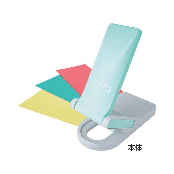 クラフトパンチ特大をセットして使用する、アタッチメント。●サイズ／メガパンチエイド本体：100×205×82mm、スロットガイド：103×81×25mm●対応パンチ／クラフトパンチ特大・クラフトパンチ大・クラフトパンチ中・クラフトパンチ小※...