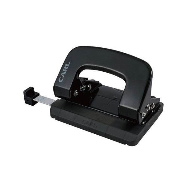 「サクッ」と軽あけ！二重テコ搭載の軽あけパンチ。穿孔能力16枚●サイズ／W122×D83×H73mm（ロック時：H41mm）