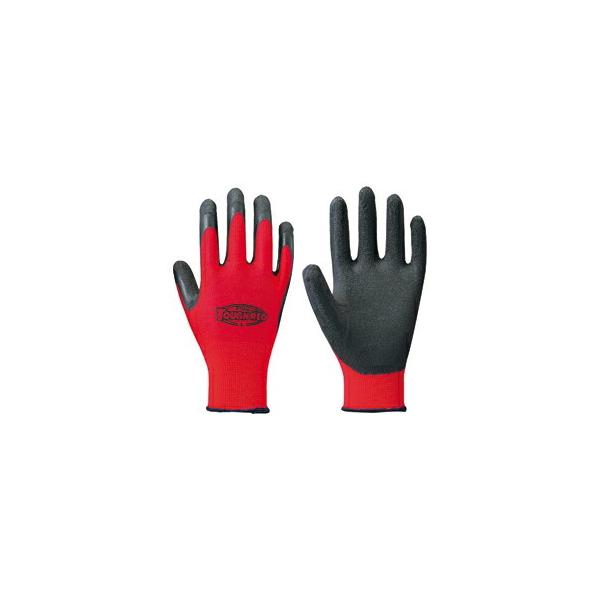 フィット感と耐久性のバランスに優れた天然ゴムコーティング手袋。●メーカー名／アトム●中指長さ（約）／ S：7cm、m：7.6cm、L：8cm●材質／手袋：ナイロン、すべり止め：天然ゴム