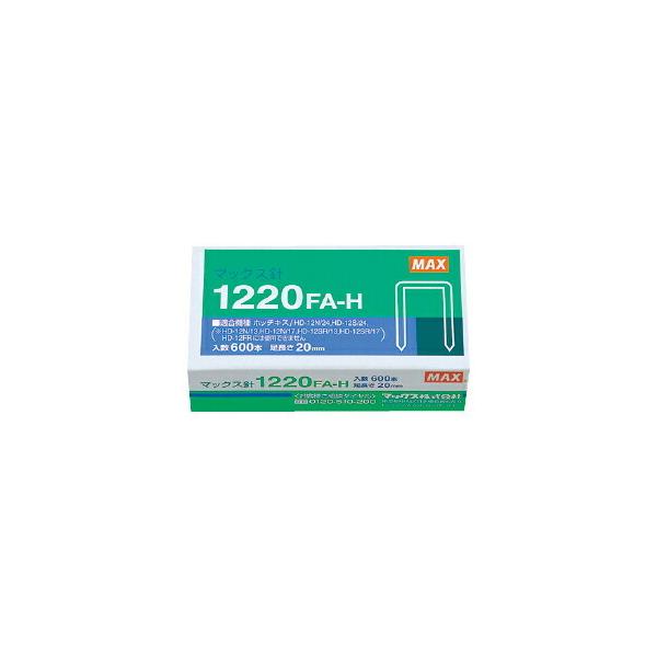 12号針●メーカー名／マックス●600本入（1連接着本数100本）●サイズ／針間：11.5mm、針足長さ20mm