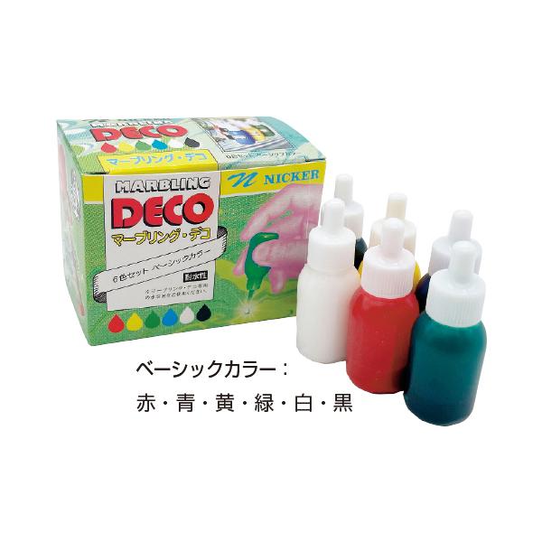 道具選びから扱いまで、高い技術を要求されるマーブリング。そんなマーブリングを、誰でも驚くほど簡単に楽しめるようにした、画期的なセットが『マーブリング・デコ』シリーズです。　素材もえらばず色々なものにマーブリングができ、材料のすべてが水性なの...