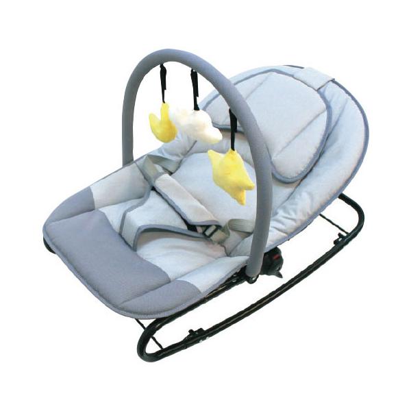 ベッド仕様とチェアー仕様の2WAYで使えるバウンサーです。●サイズ／W46×D78×H27cm●重量／2.9?●耐荷重／13?●材質／シート：ポリエステル、本体：スチール・PA、おもちゃ：ポリエステル・PP