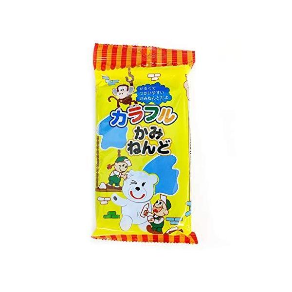 軽くてよく伸びるカラフル紙粘土。●メーカー名／中部電磁器工業●寸法／130×75×20mm●質量／60g●材質／アクリル樹脂中空体、パルプ、合成糊剤、防腐防カビ剤、顔料、水