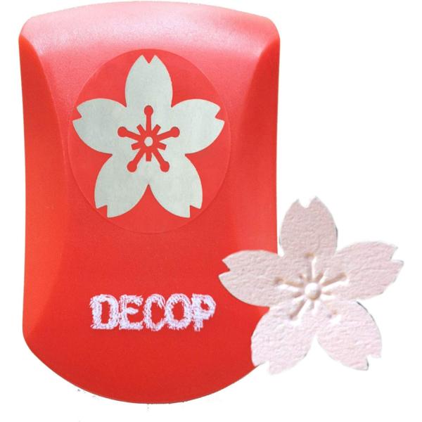 エンボス加工がキュートなクラフトパンチです。●メーカー名／hanaoka●寸法／60×70×110mm●重量／297g●適正用紙厚／コピー用紙2枚程度