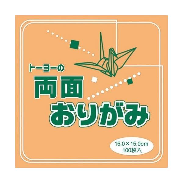 組合わせパターン12色調。表と裏が出る作品に適したおりがみです。●メーカー名／トーヨー●内容／100枚●サイズ／15cm角●坪量／64g/平方m●紙厚／約0.09mm