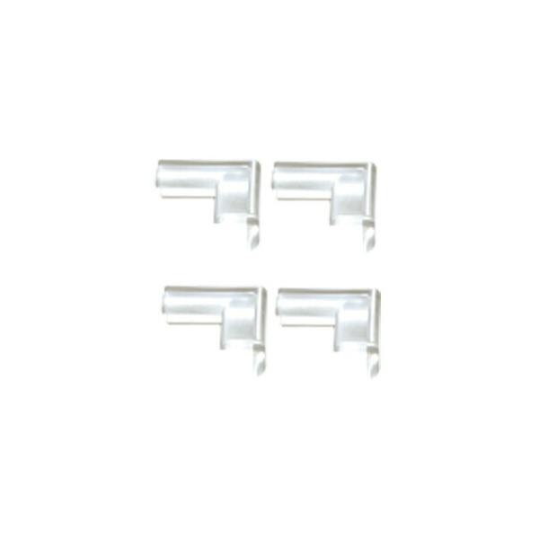 透明素材のため風合いを損ねず目立ちません。●メーカー名／カーボーイ●サイズ／1個：50×50×22mm、厚さ6mm●材質／PVC●付属品／両面テープ