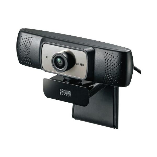 会議に適した超広角150°ワイドレンズ搭載のWEBカメラ。●メーカー名／サンワサプライ●サイズ／W115×D25×H33mm（スタンド部分除く）●センサー／200万画素CMOS●ビデオ解像度／最大1920×1080●ビデオフォーマット／YU...