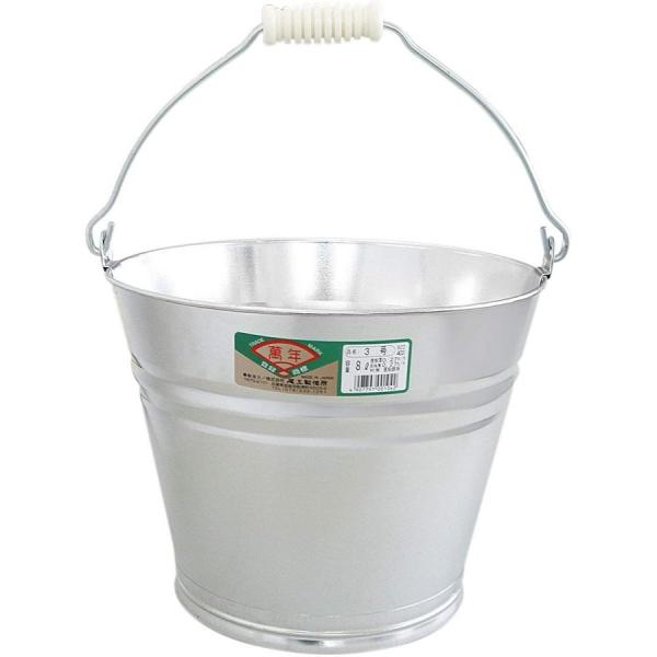 丈夫なブリキ製バケツです。●材質／亜鉛鉄