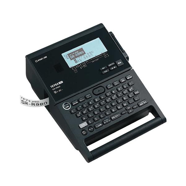 高速印刷＆静音設計。便利な機能が満載。●サイズ／195×252×101mm●付属品／試用PROテープカートリッジ、ACアダプタ（AS1527J）、ヘッド・クリーニングテープ（SR36C）●電源／ACアダプタ、単3アルカリ乾電池×6本（別売）