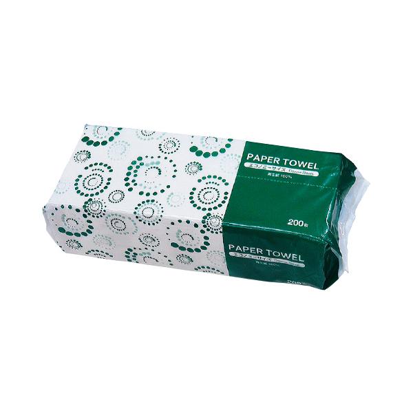 ハードタイプで小判サイズのペーパータオルです。ハード●サイズ／シート：170×220mm