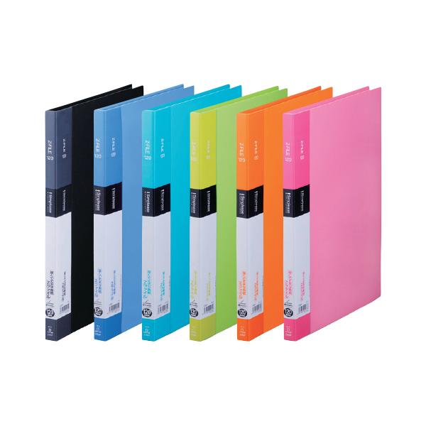 穴あけ不要で、はさむだけのZ式とじ具。●サイズ／307×241×背幅17mm●収容枚数／120枚●材質／表紙：PP