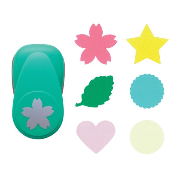 5cmサイズの絵柄がカットできるクラフトパンチです。●サイズ／85×126×67mm●適正用紙厚／コピー用紙2枚程度