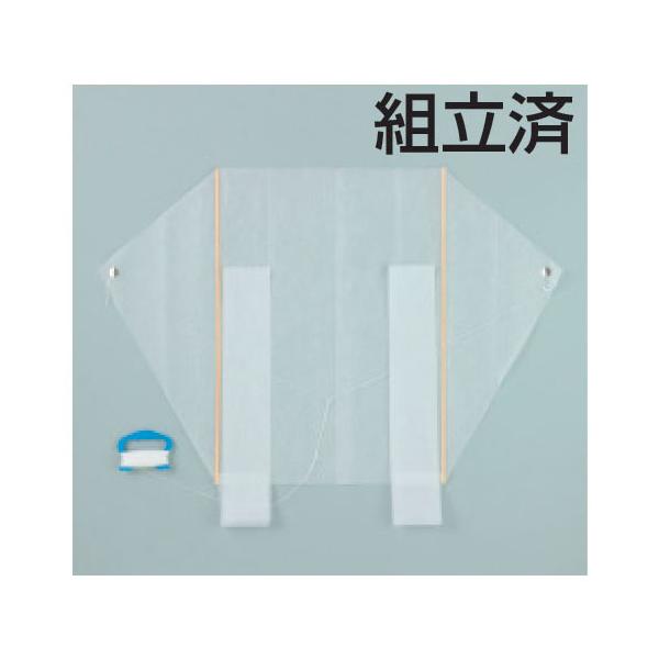 組立済だから絵を描くだけで完成する特大サイズの凧●サイズ／本体：縦550×横825mm●材質／不織布●付属品／凧糸50m