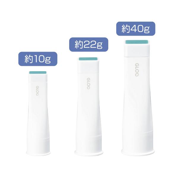 色が消えるグルー スティックのり●材質／容器：PP