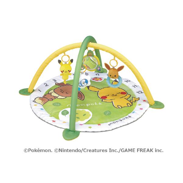 成長にあわせた遊びがいっぱい！マットは洗濯機で丸洗い可能！●内容／マット×1、アーム×2、リング×4、ラトル×4●サイズ／W108×D108×H50cm●重量／637g●材質／ポリエステル、ポリプロピレン
