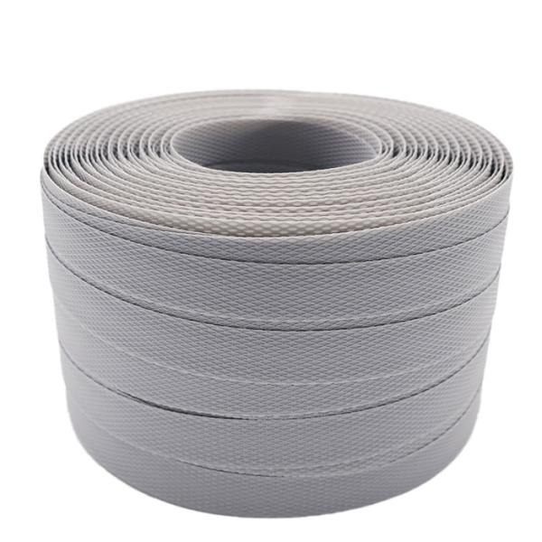 手芸用PPバンドオリジナルエコバッグづくりに！軽くて丈夫、水で丸洗いできます。荷造り用としても使えます。●サイズ／幅15mm×長さ100m