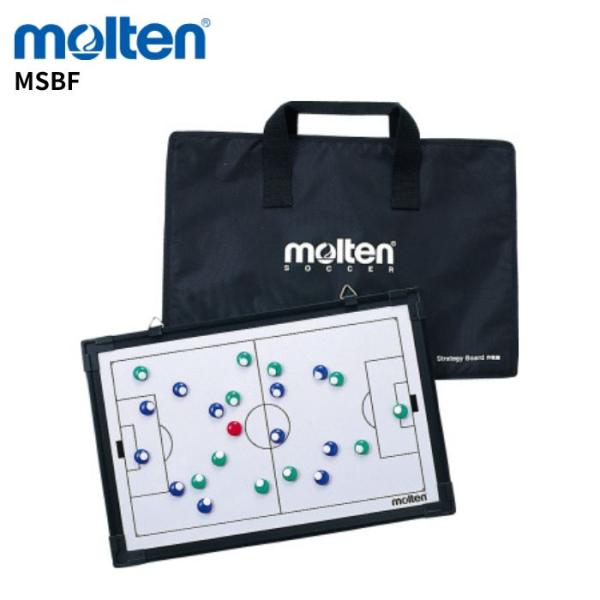 フルコート、ハーフコートの両面タイプのサッカー作成盤。マグネットが大きくて使いやすく、試合や練習の状況によってコートの面を変えることができます。●ボードサイズ／縦30.5×横45cm●付属品／ペン（黒/赤）、マグネット、ケース
