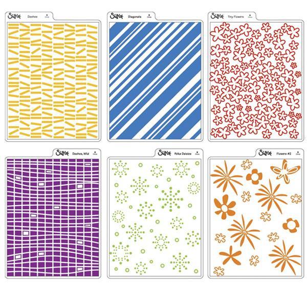 Sizzix : Embossing Texture Plates - Starter Kit200 x 150 mm