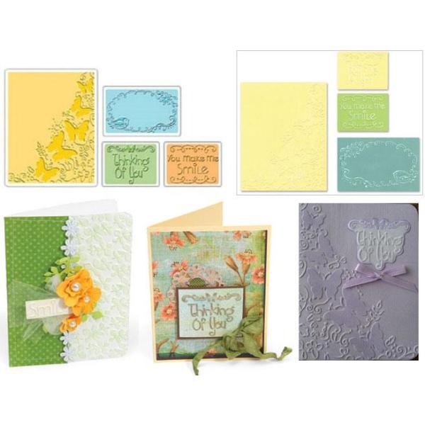 Sizzix : Embossing Folders - Butterfly Migration Setこちらはダイ(カット・エンボス・ステンシル)システムのダイスです。これらのダイスを「スペルバインダーズ:ウィザード エンボッシング アン...