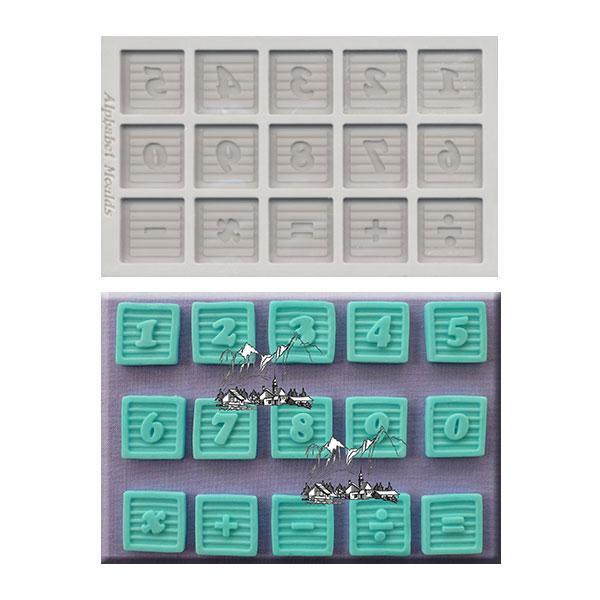 Baby Block Numbers135mm x 80mm各ブロックのサイズ： 22 x 22mm