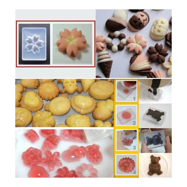 ■■■■セール中■■■■■■■■■■■1042円 --＞521円大変お得な50％OFFとなっています■■■■■■■■■■■■■■■■■■■造形の美しい生き生きとしたシュガークラフトキャンディーを作るためのモールド。流し込めるモールドはチョコ...