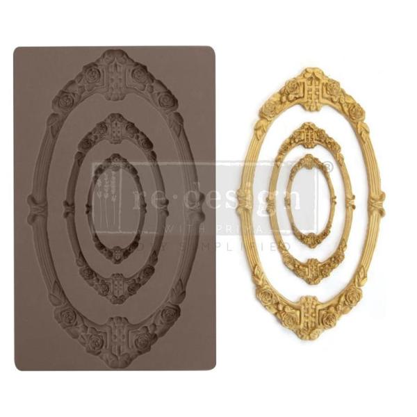 ReDesign - Sicily Frame20.32 x 12.7 cm空気乾燥クレー、ポリマー粘土、土粘土、ホットグルーなどで使用できるシリコンモールドです。繊細なデザインのものも多く、木製のオブジェクト、ホームデコレーションピース、...