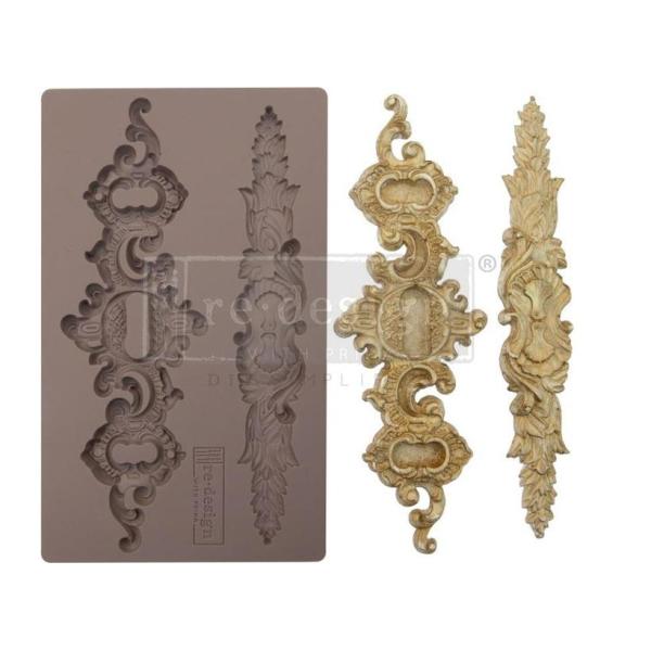 ReDesign - Sicilian Plates20.32 x 12.7 cm空気乾燥クレー、ポリマー粘土、土粘土、ホットグルーなどで使用できるシリコンモールドです。繊細なデザインのものも多く、木製のオブジェクト、ホームデコレーションピ...