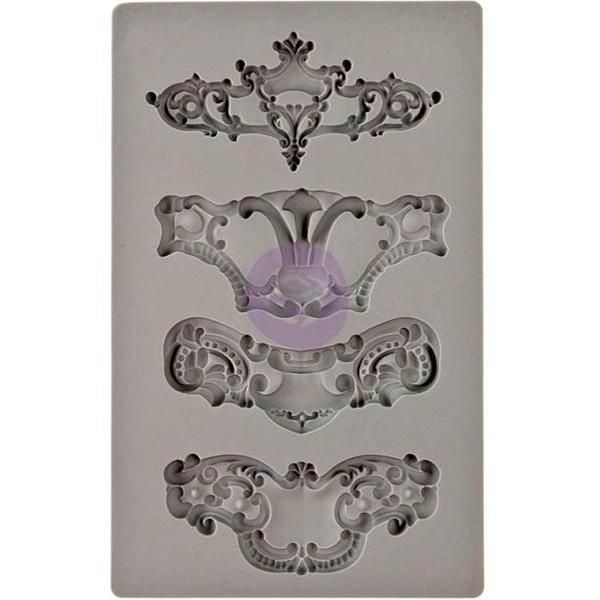 Art Decor - Royale20.32 x 12.7 cm空気乾燥クレー、ポリマー粘土、土粘土、ホットグルーなどで使用できるシリコンモールドです。繊細なデザインのものも多く、木製のオブジェクト、ホームデコレーションピース、さらにはジ...