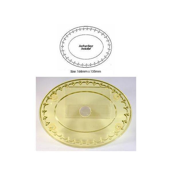 Embossed Ovale Frame168 x 135