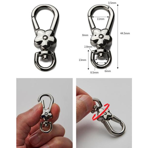 フラワー ナスカン /1個44.5mm