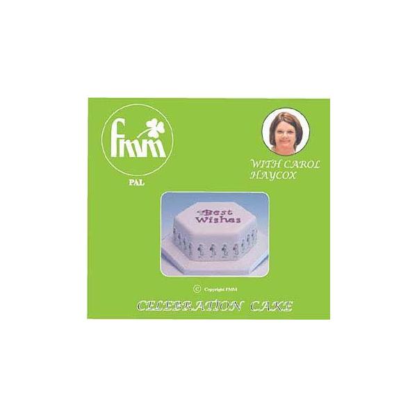 FMM のケーキツールを使った、インストラクションDVD。お祝いケーキ。収録時間 約15-20分FMM Equipment Used Multi Ribbon Cutter  Straight Frill  Embosser Scrolls...