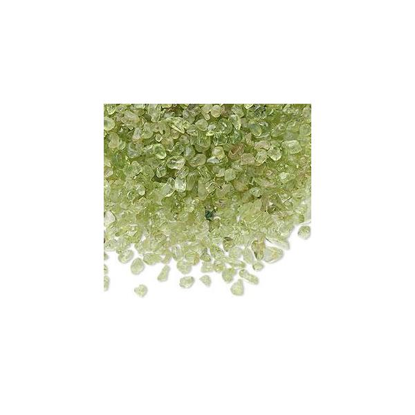 Peridot (natural) (50gram)flake to mini chip